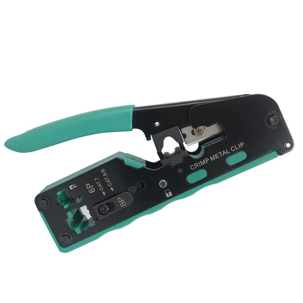 Serplex® RJ45 Crimping Tool Heavy Duty SK5 Steel Blade Crimper, Cutter ...