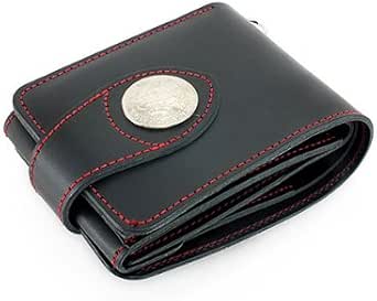 Amazon.co.jp: 早いもの勝ち！ 【正規品】 イギンボトム IGGINBOTTOM 国産高級ヌメ革 二つ折り 短財布 IGO-104-BK ブラック : ファッション