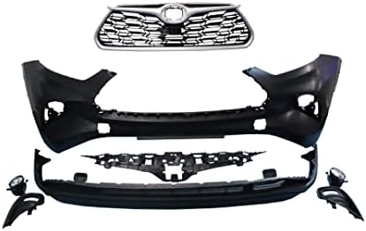 Amazon.com: For 2020 2021 2022 Toyota Highlander Front Bumper Assembly ...