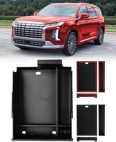 Amazon.com: FIILINES Center Console Organizer Compatible with Hyundai ...