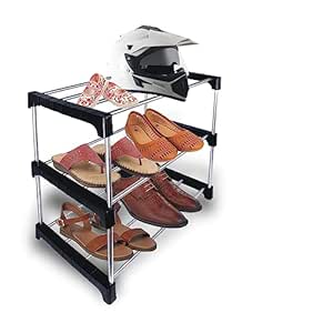 DARAZ Home & Office Utility Foldable Multipurpose Rack 3 Shelves, Shoe ...