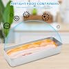DingGreat 2pcs Bacon Keeper for Fridge 42.9oz, Stainless Steel Deli ...