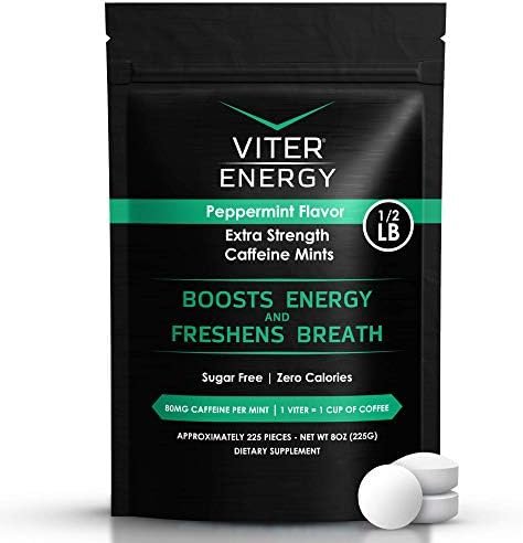 Amazon.com: Viter Energy Caffeinated Mints 40mg Caffeine, B Vitamins ...