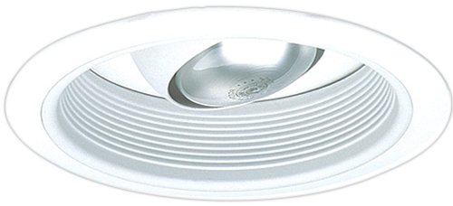 Elco Lighting EL508W S 6" Regressed Baffle Trim with Regressed Eyeball ...