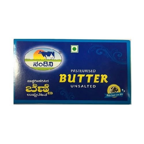 Nandini Pasteurised Butter Unsalted, 500 Gram : Amazon.in: Grocery ...