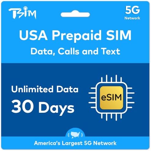 Amazon.com: T-Mobile eSIM USA 1 Month | 5G/4G LTE Unlimited High Speed ...