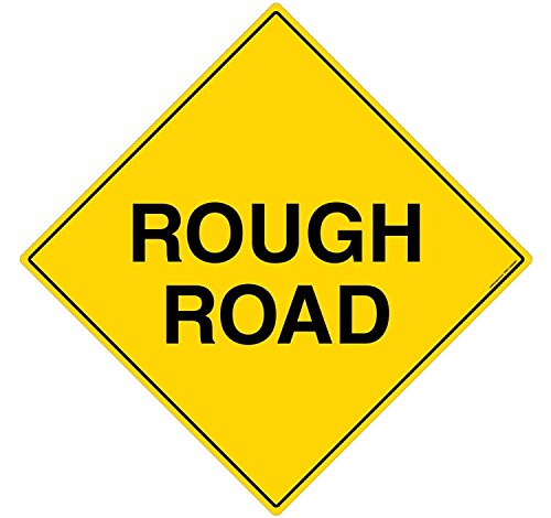 Safety Sign Store Caution: Rough Road, Material: 3M Reflective on 1 mm ...