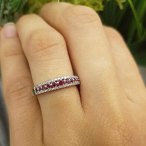 The 30 Best Women's Ruby Anniversary Rings of 2024 [Verified] - Cherry Picks