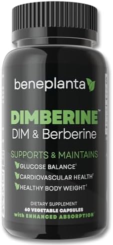 Amazon.com: Dimberine - DIM & Berberine, High Purity Enhanced ...
