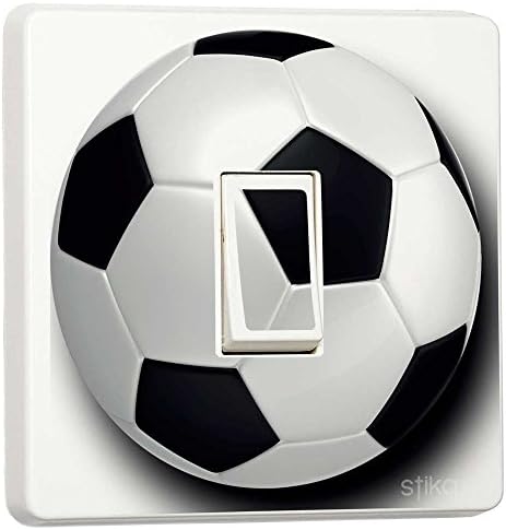Pack of 2 Football Light Switch Sticker - Self-Adhesive Vinyl Decal for ...