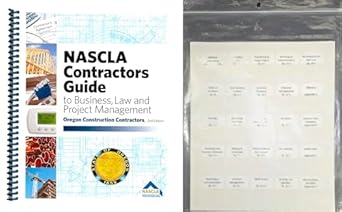 Book and Preprinted Tabs - NASCLA Contractors Guide to Business, Law ...