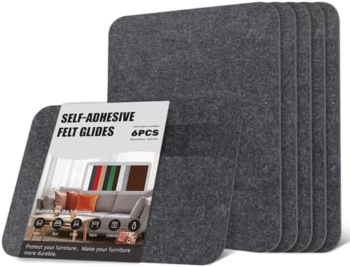 Furniture Pads 9 Pieces 8" x 6" x 1/5" Furniture Felt Pads Self ...