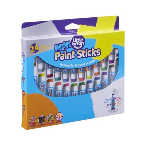 Brian Clegg LBPS05MCMDA24 Little Brian Mini Paint Stick, Assorted ...