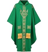 Priest Outfit Vestment Mens Clergy Robe Catholic Cloak Celebrant ...