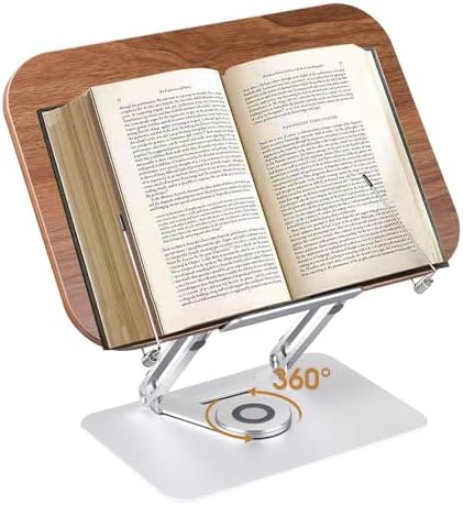 Amazon.com: Honagu Book Stand for Reading, Adjustable Book Holder with ...