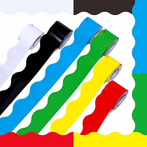 Amazon.com: 120 Feet Colorful Classroom Borders for Bulletin Board ...