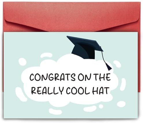 Amazon.com: SuperShunhu Humor Graduation Card for Friends Family, Funny ...