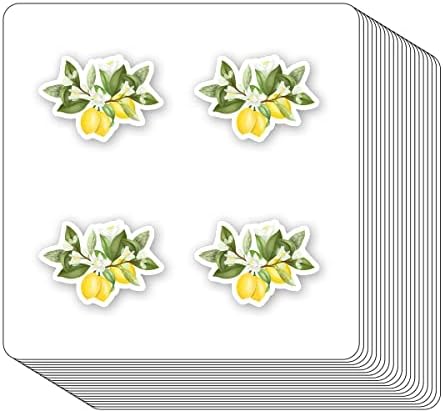 Amazon.com: Lemon Slice Stickers 1in for Scrapbooking, Arts, Craft ...