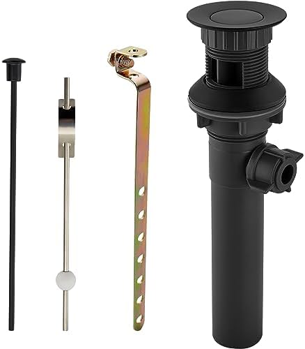 Artiwell Sink Pop-Up Drain Stopper Assembly with Lift Rod and Overflow ...
