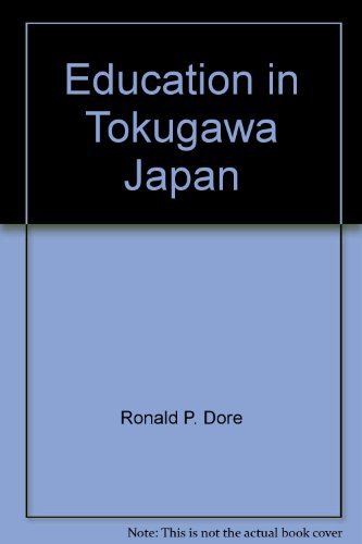 Education in Tokugawa Japan : Amazon.in: Books