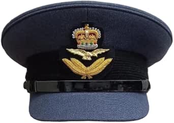 Amazon.com: Royal Air Force Officer No:1 Dress Cap/Hat with RAF Cap ...