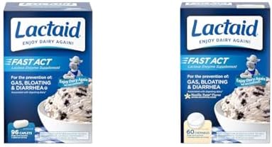 Amazon.com: Lactaid Fast Act Lactose Intolerance Relief Caplets with ...