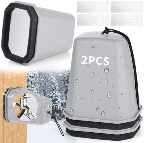Amazon.com : Mydrissu 2Pack Outdoor Faucet Cover,Faucets Covers for ...