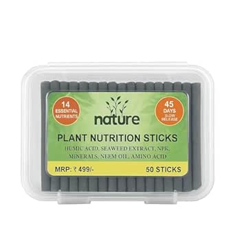 50-Pack Plant Food Sticks – All-Purpose Fertilizer for Indoor & Outdoor ...