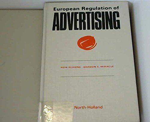 European Regulation of Advertising: Supranational Regulation of ...