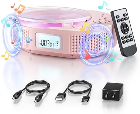 Amazon.com: Pink cd Player Portable : Electronics