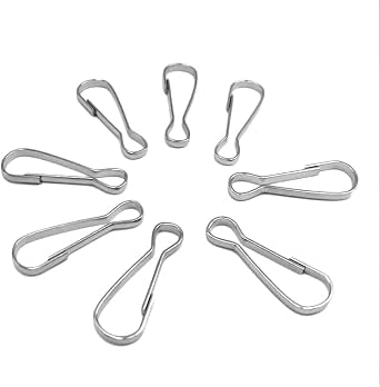 Amazon.com: YXQ 100Pcs Metal Lanyard Clips 25mm/1Inch Spring Hooks ...