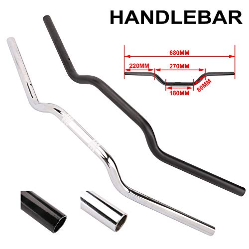 Snapklik.com : 1" 25MM Drag Handlebars Tracker Handle Bars Universal ...