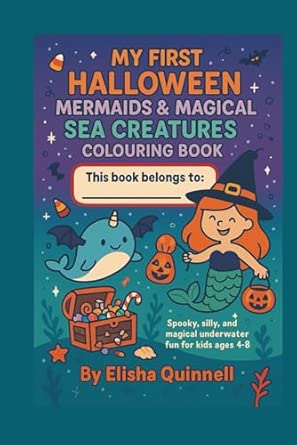 Halloween Undersea Adventure: Mythical Creatures Colouring Book: Spooky ...