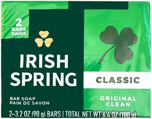 Amazon.com : Irish Spring, Bar Soap, Classic, Original Clean, 2-Pack ...