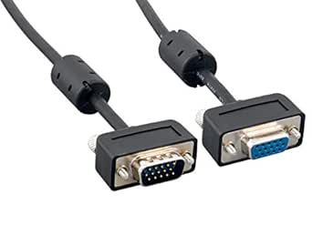 Cable Leader Slim SVGA HD15 M/F Monitor Extension Cable (50 Foot (1 ...