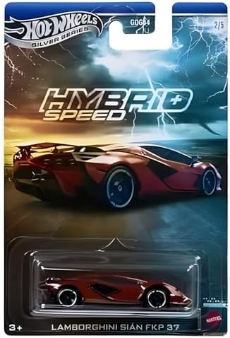 Hot Wheels Hybrid Speed 1:64 Lamborghini Sian FKP 37 Silver Series for ...
