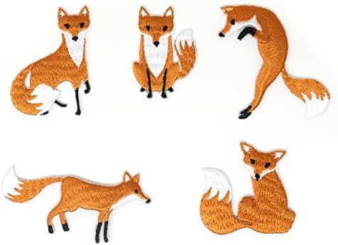 Amazon.com: Honbay 5PCS Cute Delicate Fox Appliques Decorative Patches ...