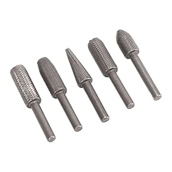 Die Grinder Bits, Woodworking File 6mm Handle Grinding Drill Bit, Wood ...