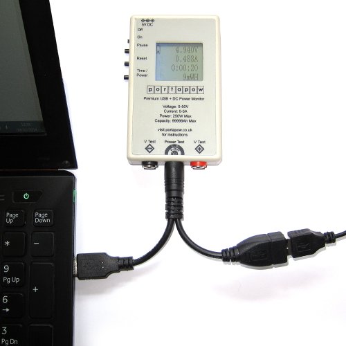 PortaPow Premium USB + DC Power Monitor / Multimeter / DC Ammeter ...