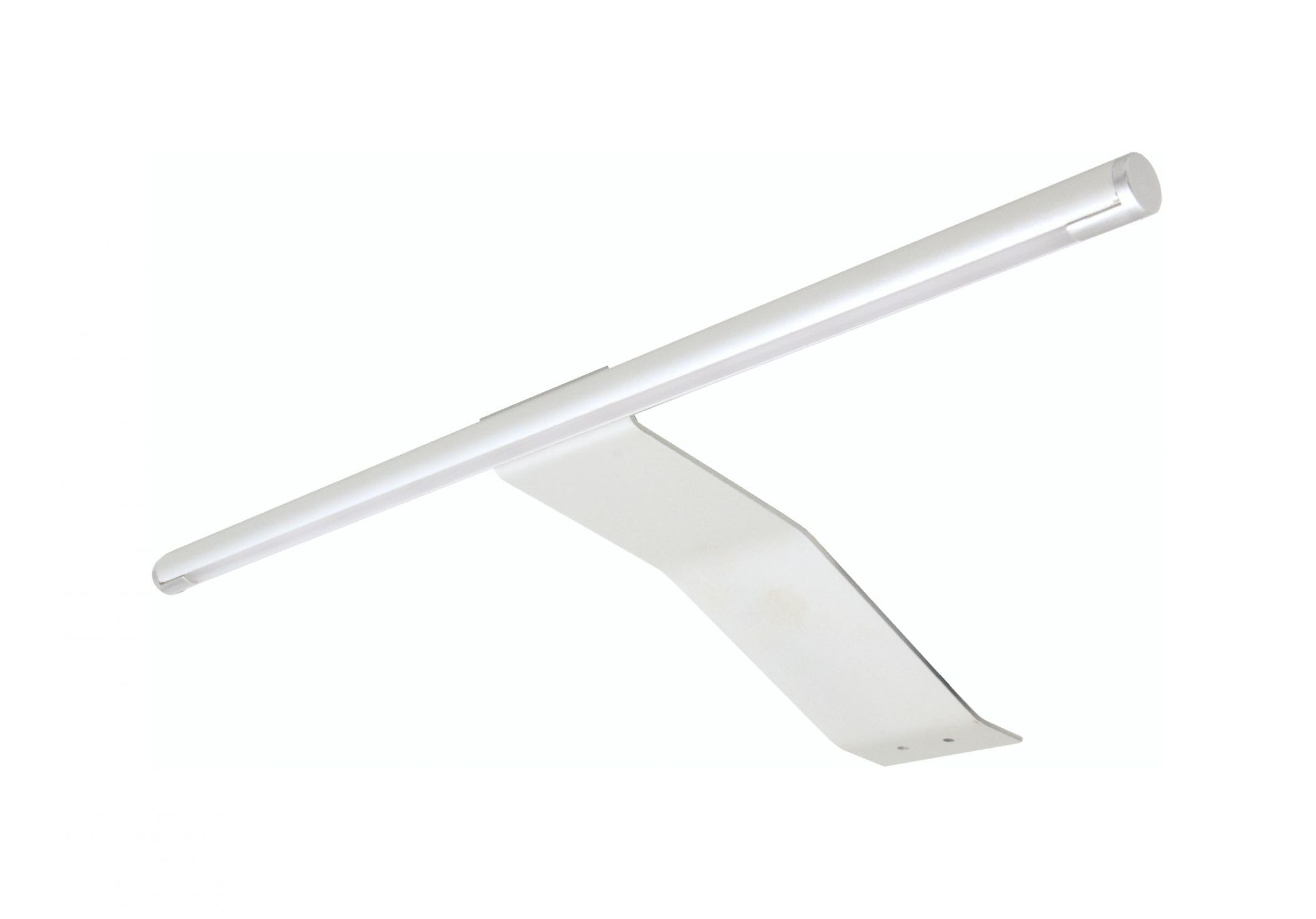 Leyton Lighting 12v LED T-Bar Cornice light satin silver 20x LEDs cool ...
