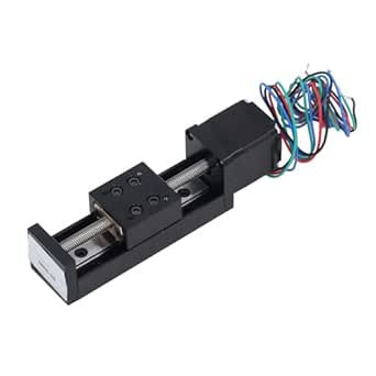 50mm Linear Stage Actuator with Square Linear Slide Rail and Ballscrew ...