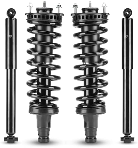 Amazon.com: Rear & Front Struts w/Coil Springs Shock Absorbers for ...