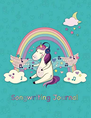 Songwriting Journal: Lined/Ruled Paper And Staff, Manuscript Paper For ...