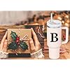 Amazon.com: Personalized Letter B 40oz Tumbler with Handle Cups.Custom ...