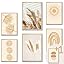 Amazon.de: BLATT PAPIER® 6er Boho Wandbilder Set Pampasgras (2x A3, 4x A4) - Beige Poster ...