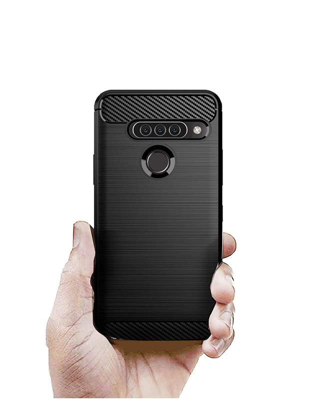 SkyTree Carbon Fiber Case for LG G8S ThinQ, Perfect Fitting Hybrid Edge ...