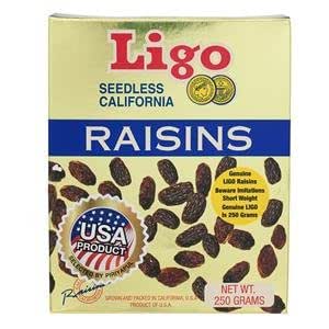 Amazon.com: New Pack Ligo Raisins 250g.