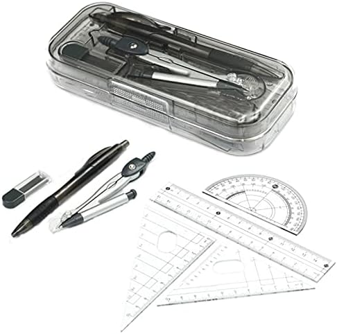Maths Set 7Pcs Geometry Compass Sets School Supplies Exam Stationery ...