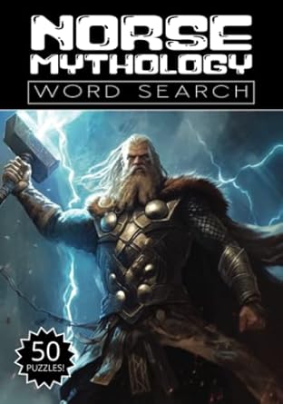 Norse Mythology Word Search: 50 Puzzles, Word Find, Vocabulary Activity ...