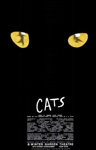 Amazon.com: Cats Poster Broadway Theater Play 11x17 Jean Arbeiter Linda ...